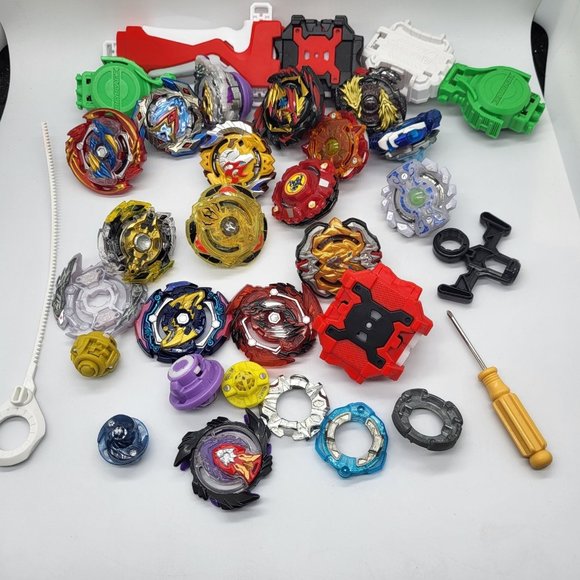 Beyblade | Toys | Beyblade Burst And Spinningtop Toy Lot Over 3 Blades ...